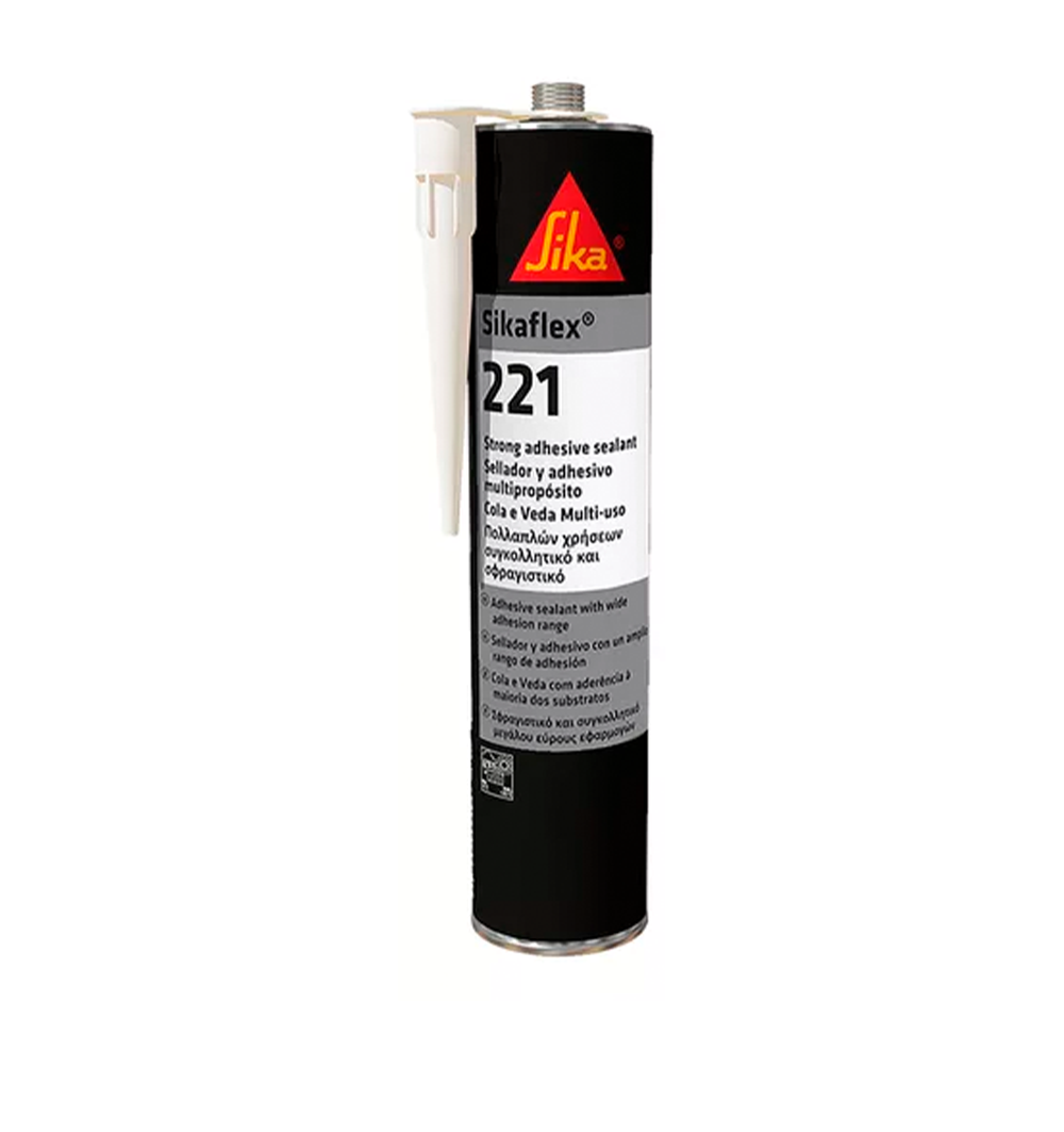 SIKAFLEX 221 - Sellante Multiuso Adhesivo de un componente, Negro 300c