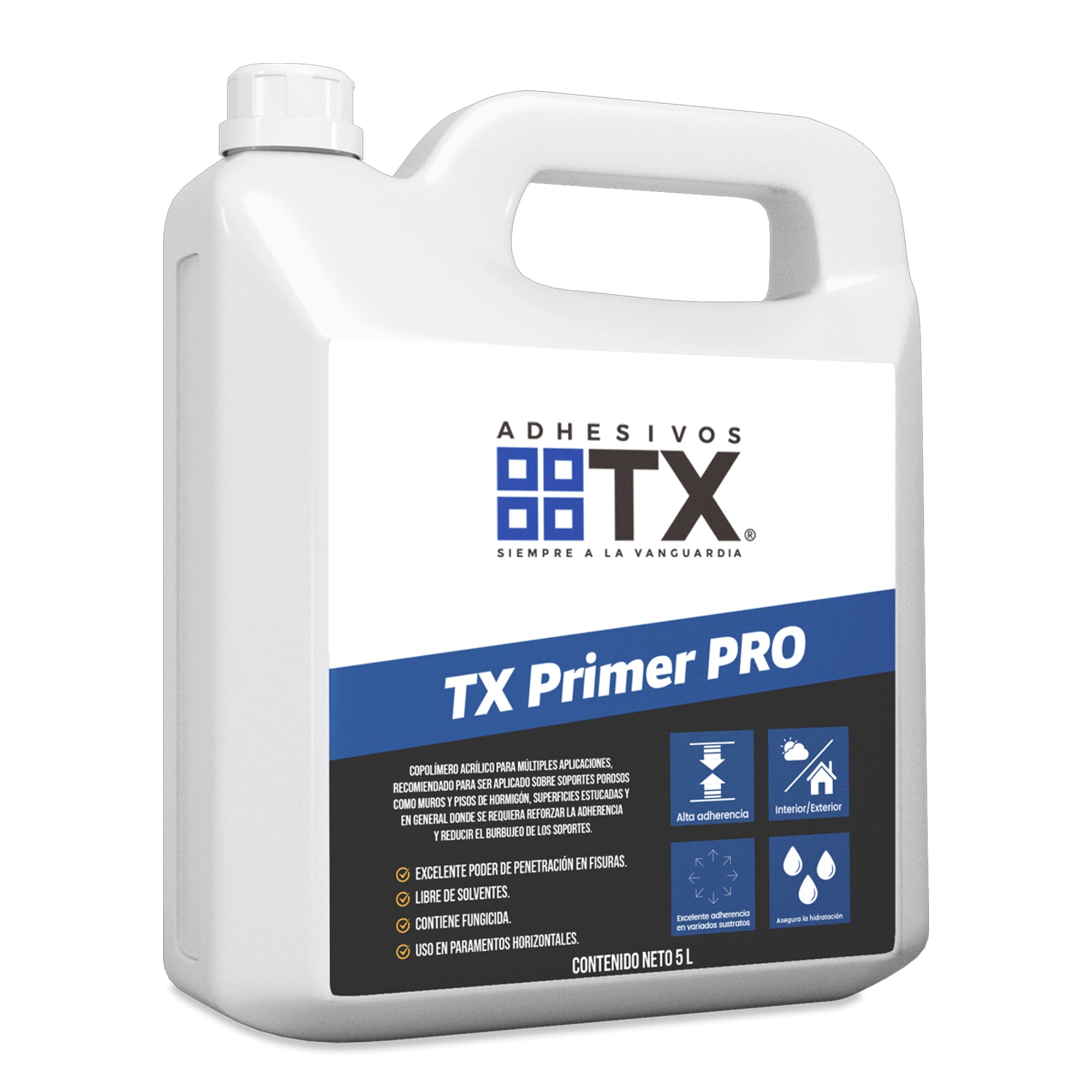 TX PRIMER PRO -Promotor de adherencia, 5 Lts