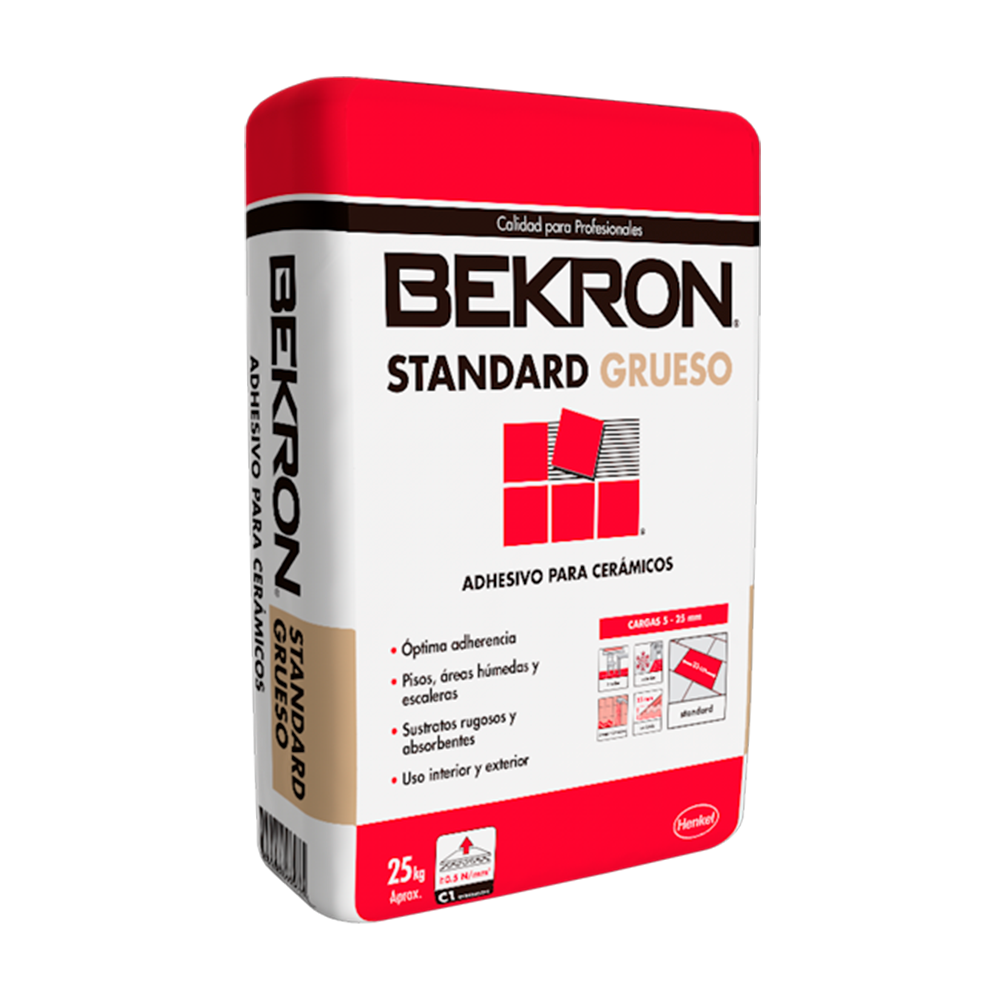 BEKRON GRUESO - Adhesivo cerámico, sac 25Kg