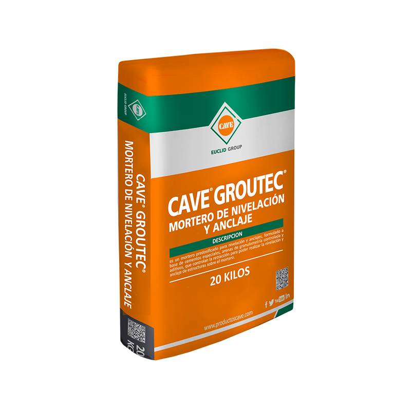 CAVE GROUTEC - Nivelaciones Saco 20 Kg