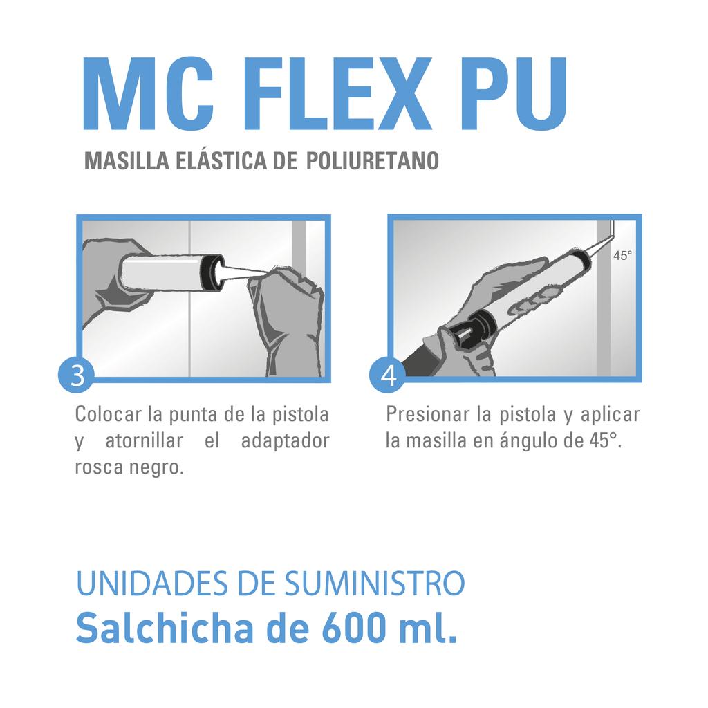 MC FLEX PU - Masilla elastica de poliuretano